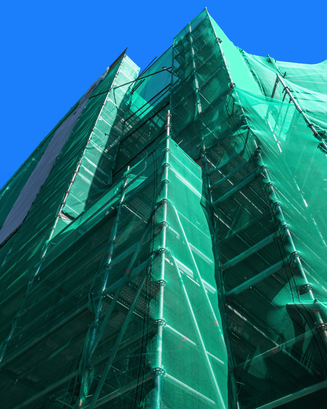 Construction Safety Net Installation